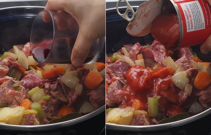 Gestoofd Rundvlees met Rode Wijn Recept | Foodictive